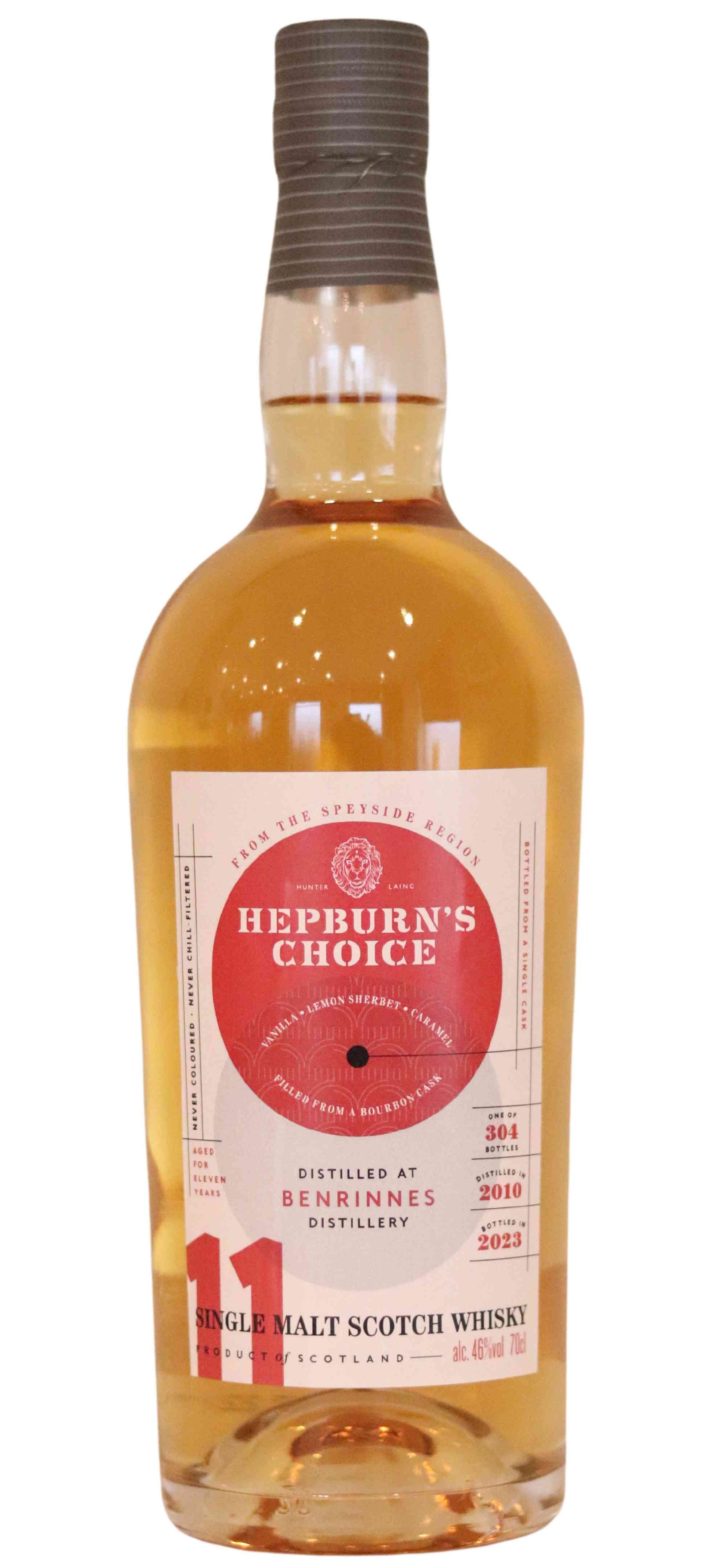 Benrinnes 11 Year Old - Hepburn's Choice 2010